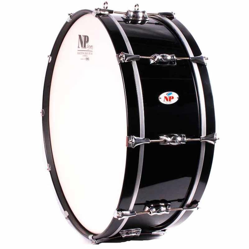 CROME STANDARD MARCH BASS DRUM 66.1 Ø X 20 CM BLACK SMOOTH GRAPHITE HOOPS